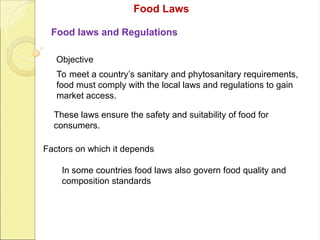 Food laws and regulations and its functions.ppt