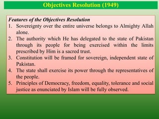 Lecture 16 constitutional and political developments in pakistan (1947 ...