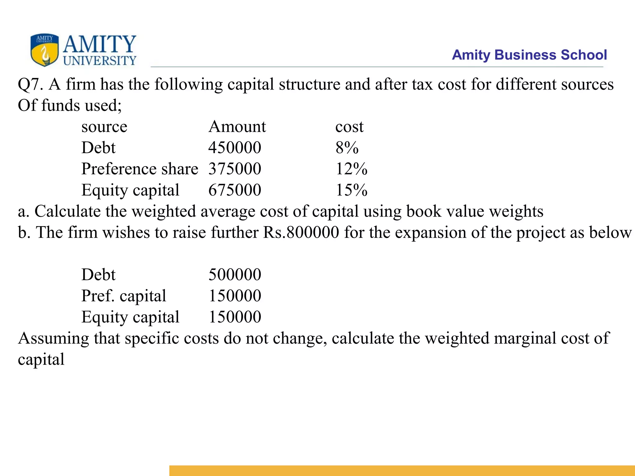 Lecture 16 cost of capital | PPT