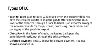 Lecture Lecture 16_Letter of Credit.pptx
