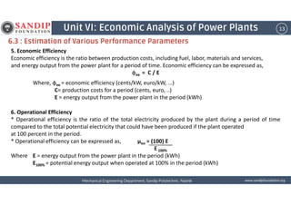 Lecture 16_Unit 6. Economic Analysis of Power Plants | PDF