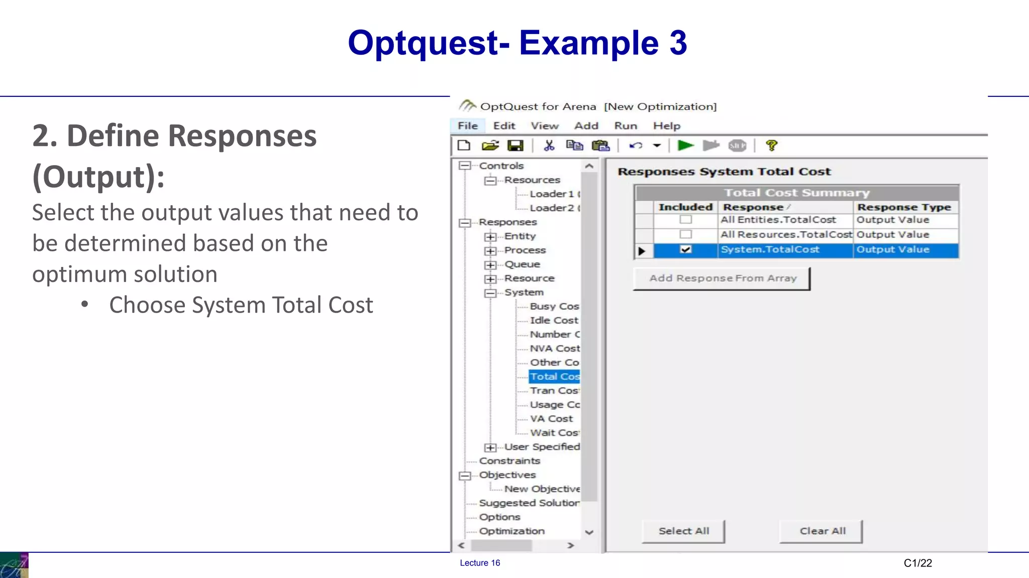 Lecture16_Process Analyzer and OPTQUEST.ppt