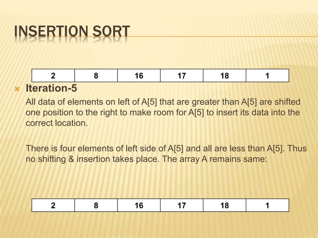 Sorting Data Structure And Algorithmpptx 0782