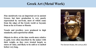 Introduction to Greece/Greek and their Art work | PDF