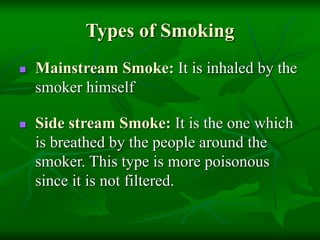 Lecture 17. Smoking.ppt in the word of env | PPT