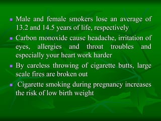 Lecture 17. Smoking.ppt in the word of env | PPT