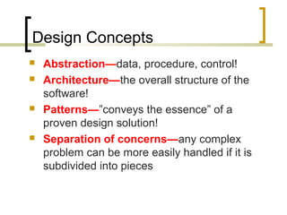 Lecture 17 design concepts (2) | PPT
