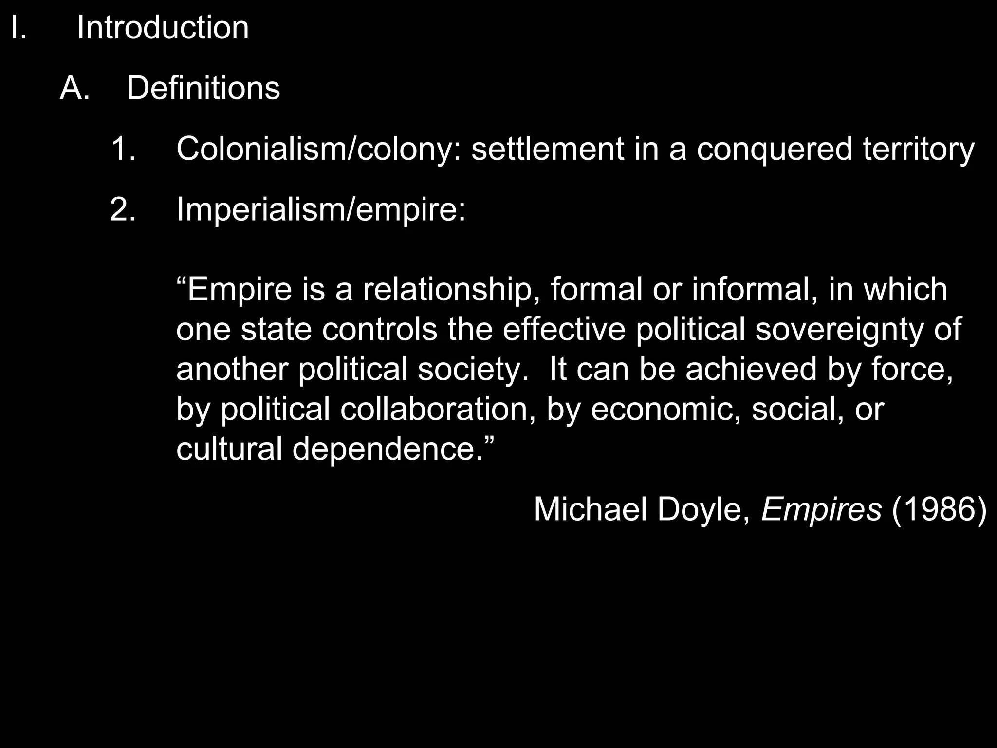 H114 Meeting 17: What Was Different about 19th-century Imperialism? | PPT