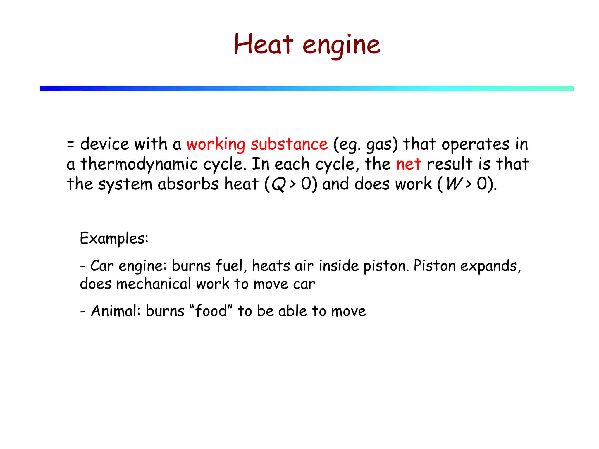 Lecture 17 heat engines and refrigerators | PPT