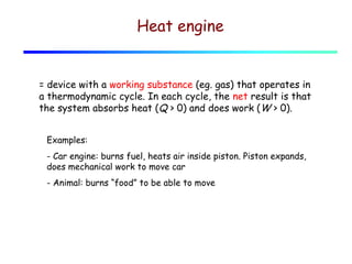 Lecture 17 heat engines and refrigerators | PPT