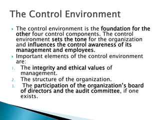 Lecture 17 sas framework internal control - james a. hall book chapter ...