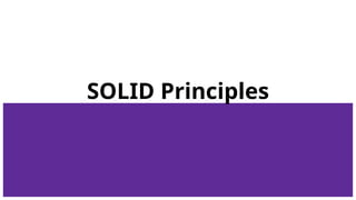 Lecture 17- SOLID Principle sof design pattern .pptx