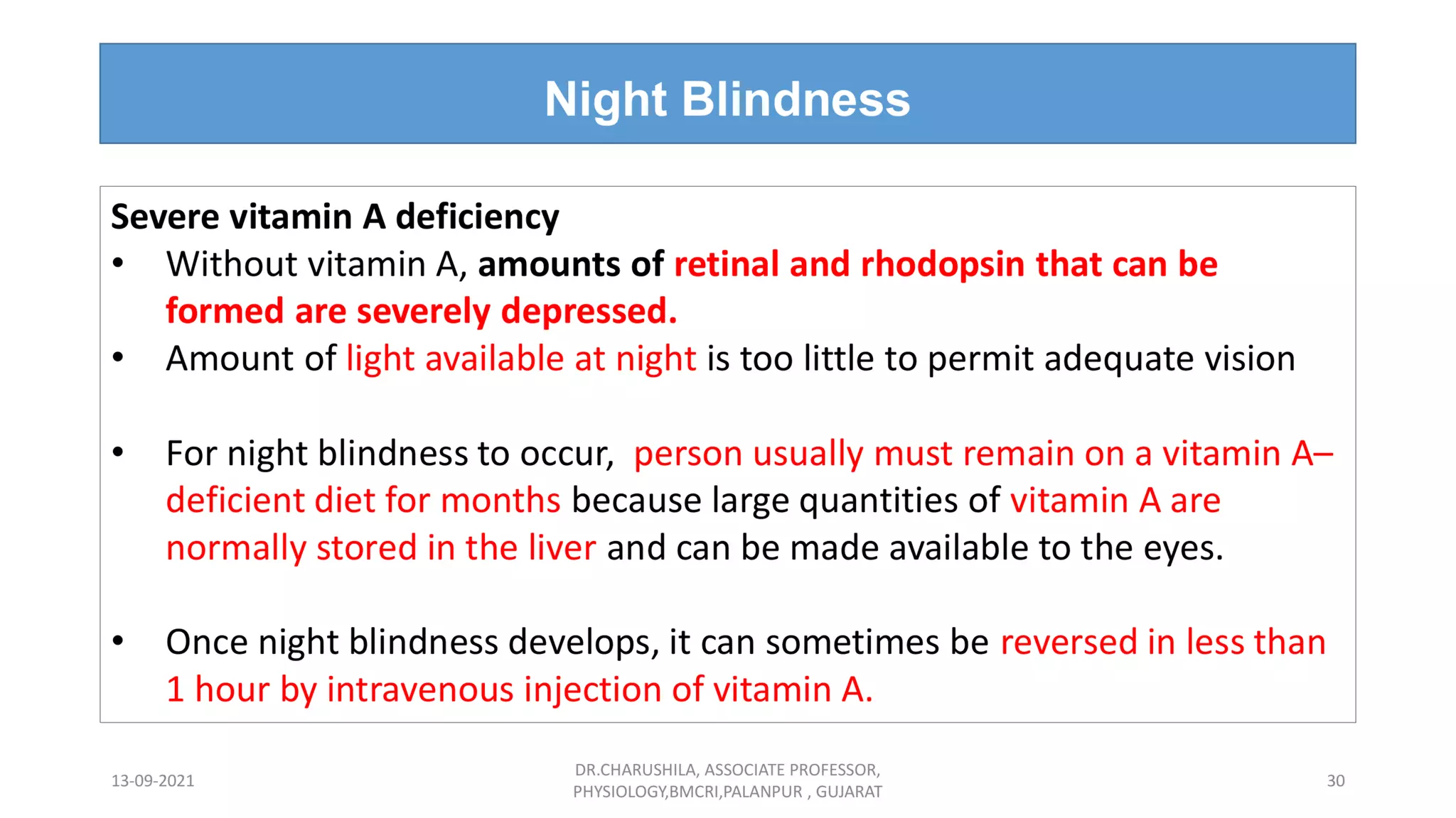 Lecture 2/2022 Special senses -Vision 2 -Physiology of vision – Retina ...