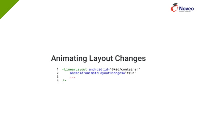 Animations (Lecture 17 – animations) | PDF