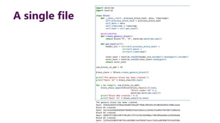 Lecture 17 (Blockchain Implementation using Python).pptx
