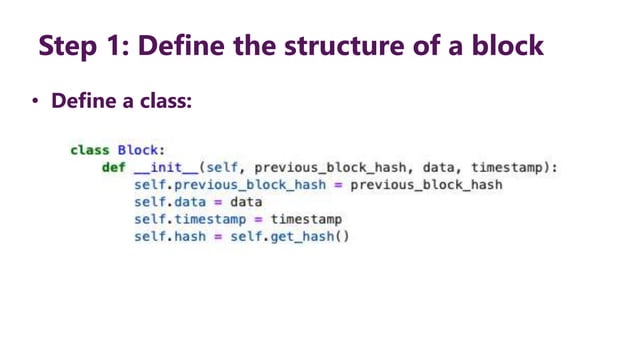 Lecture 17 Blockchain Implementation Using Pythonpptx Programming 3770