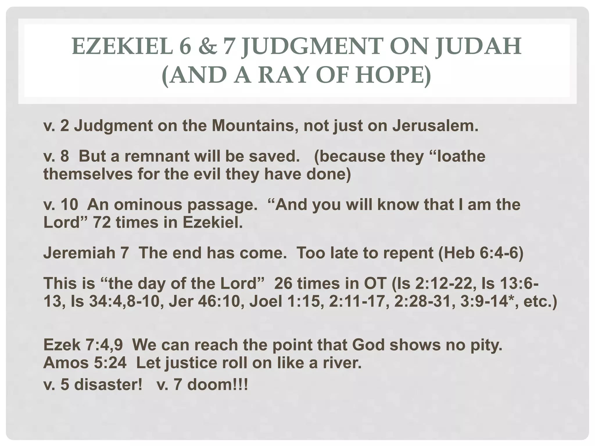 Lecture 17; Ezekiel | PPTX