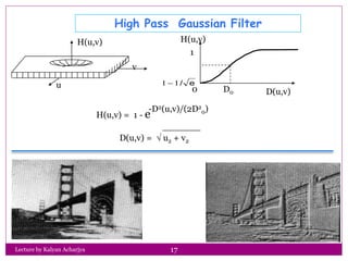 Image Restoration (Frequency Domain Filters):Basics | PPTX