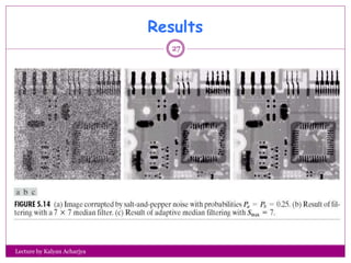 Image Restoration (Frequency Domain Filters):Basics | PPTX