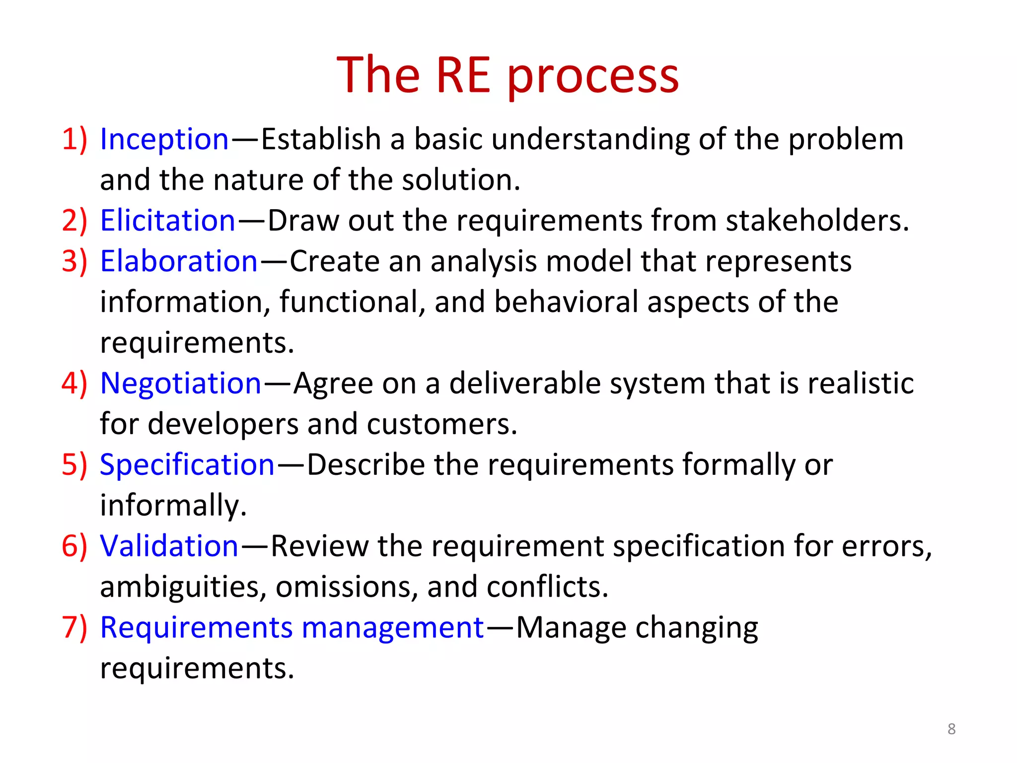 Software Engineering (Requirements Engineering & Software Maintenance ...
