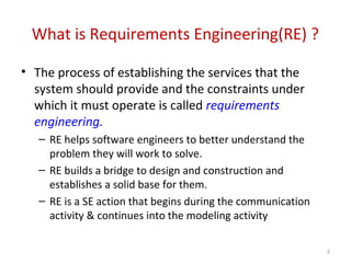 Software Engineering (Requirements Engineering & Software Maintenance ...
