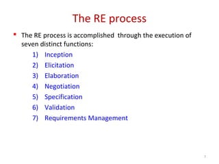Software Engineering (Requirements Engineering & Software Maintenance ...