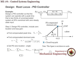 Lecture 17 me 176 (4th) 9 - design via root locus | PDF