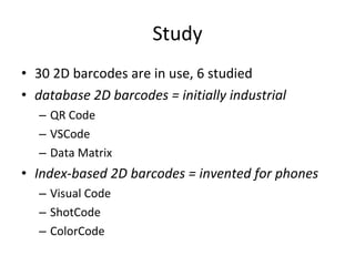 2 d barcodes(NSM) | PPT