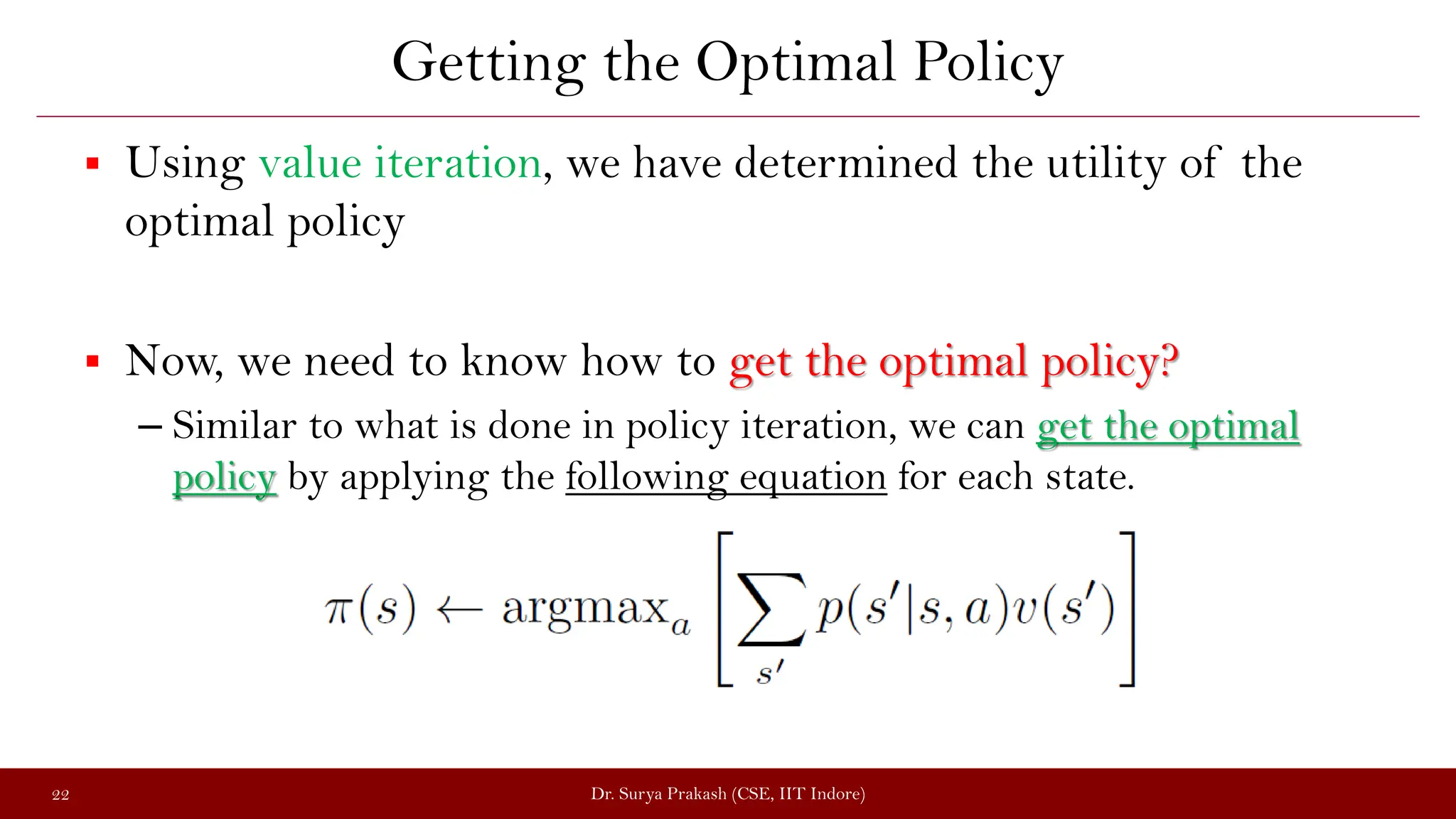 Reinforcement learning Markov principle | PDF