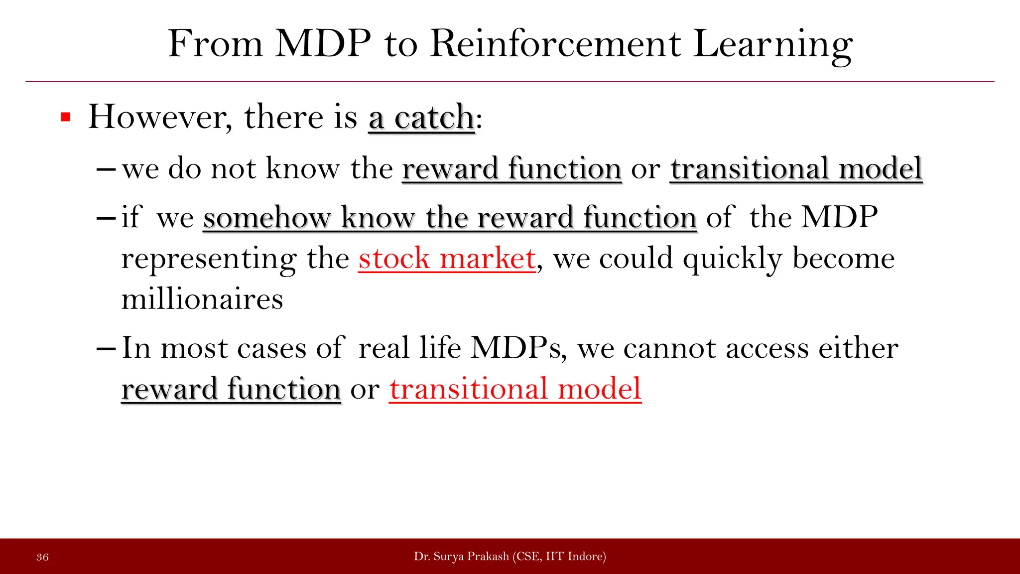 Reinforcement learning Markov principle | PDF