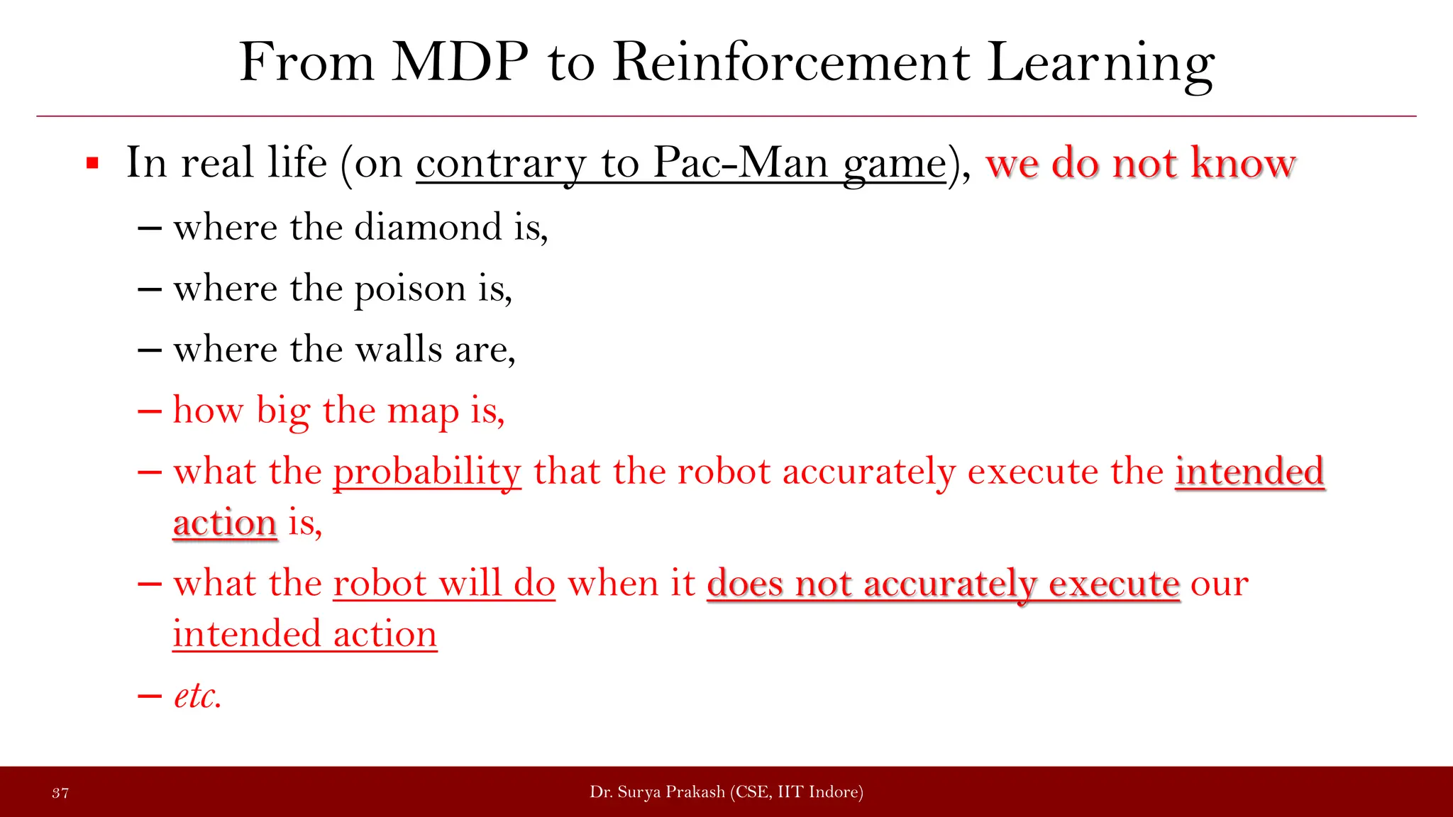 Reinforcement learning Markov principle | PDF
