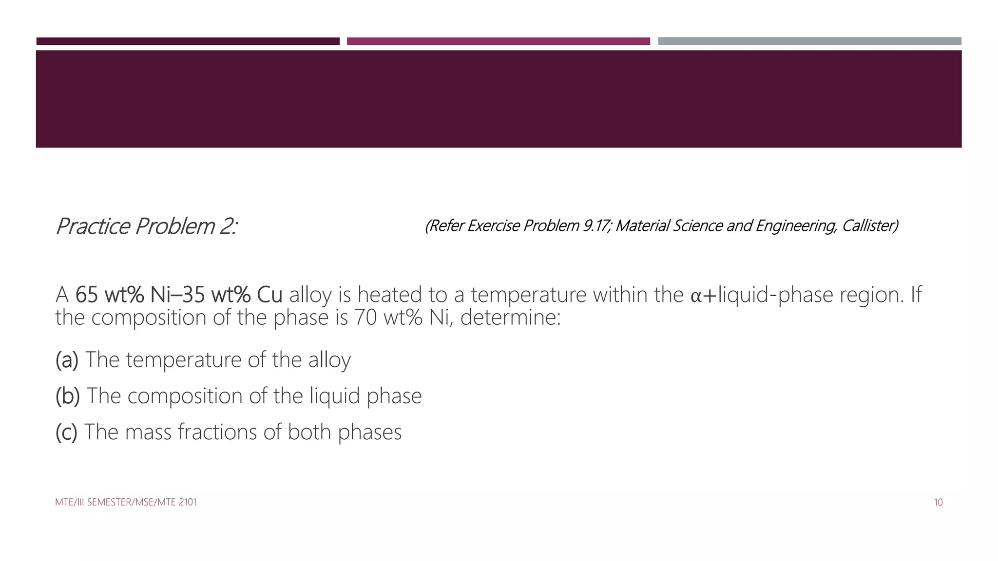 Two Component System:Binary Eutectic Phase Diagram | PPTX