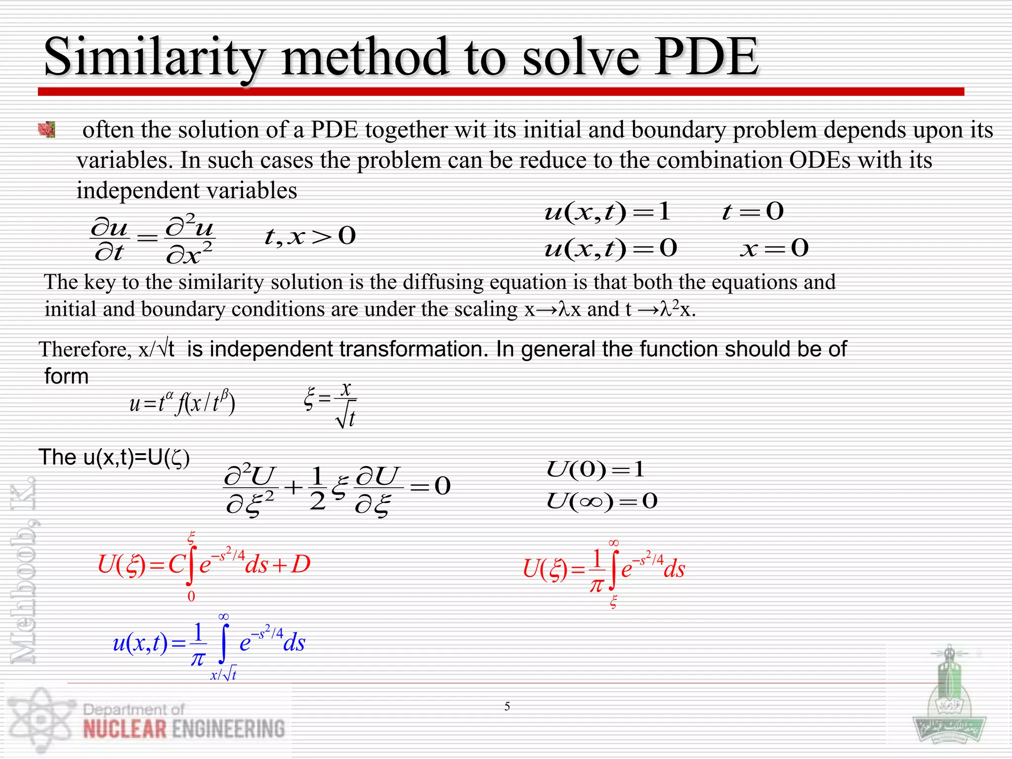 Computational Method To Solve The Partial Differential Equations Pdes