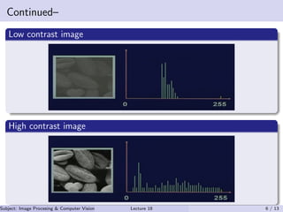 Histogram Operation in Image Processing | PDF | Photo Editing Software | Computer Software and ...