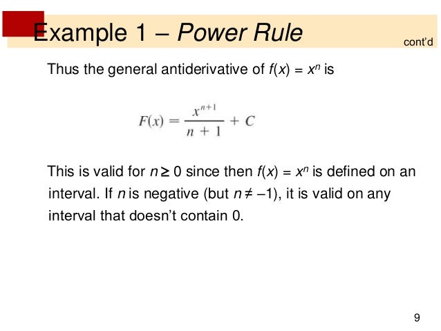 Lecture 18 antiderivatives - section 4.8
