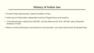 Lecture 18 indian legal system - an introduction | PDF