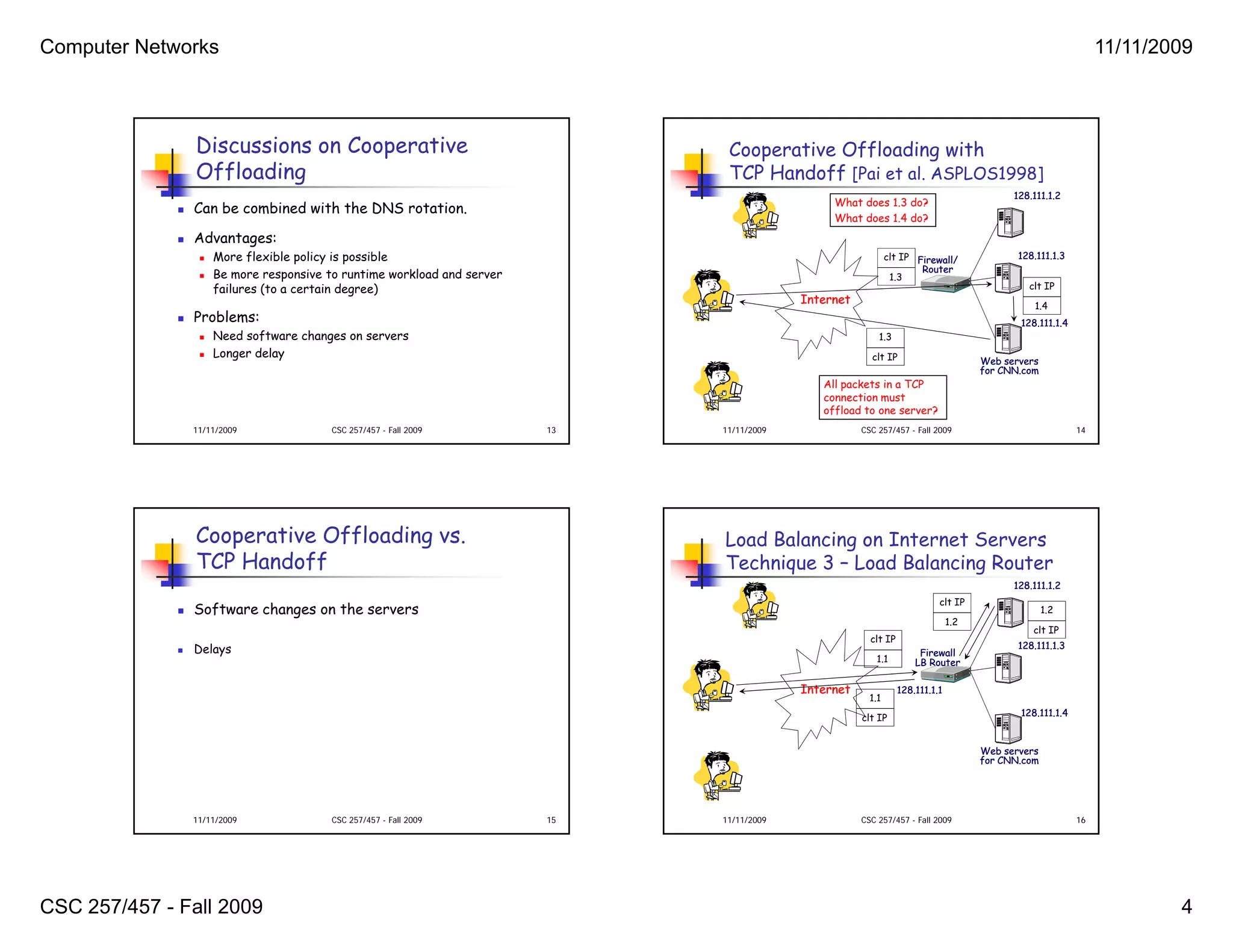 Scalable Internet Servers and Load Balancing | PDF | Search | Internet