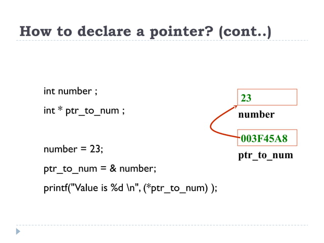 Lecture 18 - Pointers | PPT