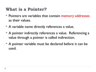 Lecture 18 - Pointers | PPT