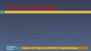 Lecture18 structurein c.ppt | Programming Languages | Computing