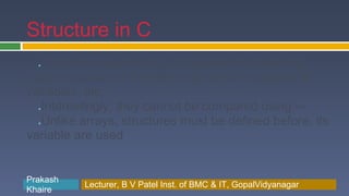 Lecture18 structurein c.ppt