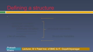 Lecture18 structurein c.ppt