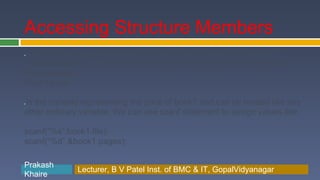 Lecture18 structurein c.ppt