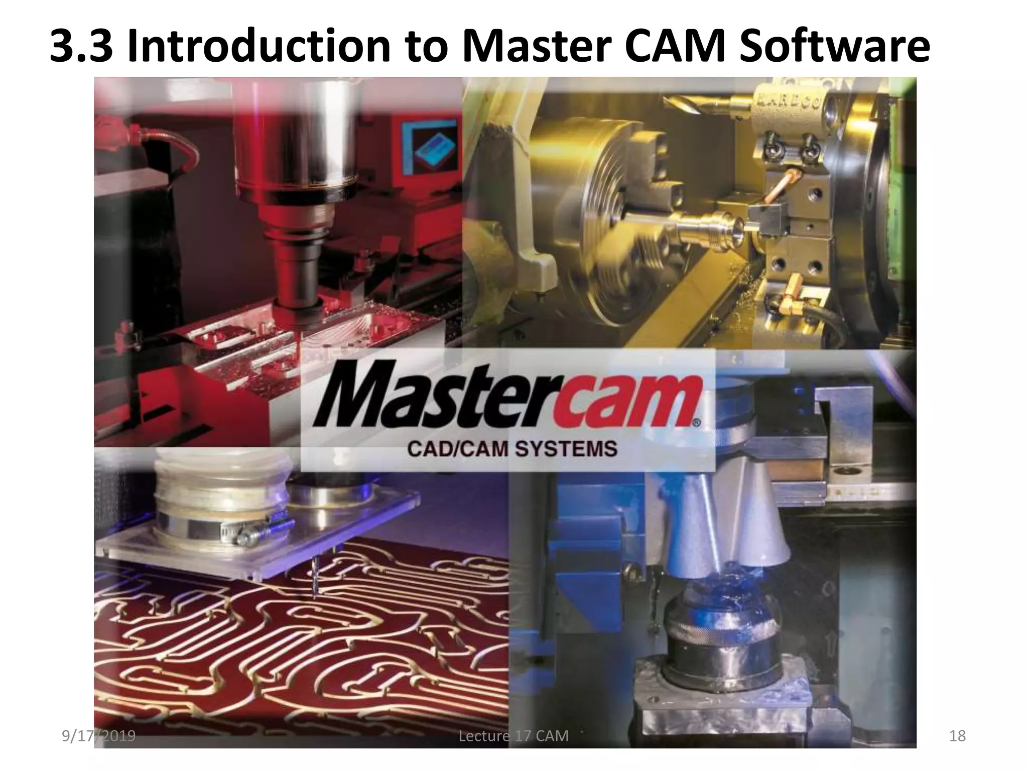 Lecture 3 Computer - Aided Manufacturing (CAM) | PPTX