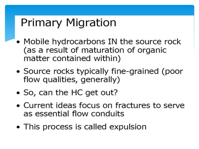 Hydrocarbon Generation & Migration | PPTX | Chemistry | Science