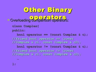 Operator Overloading | PPT