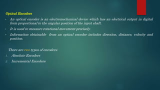 Robot Sensing System - 2 | PPTX