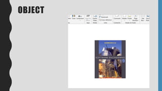 cover page,charts,text box and objects in MS word | PPTX