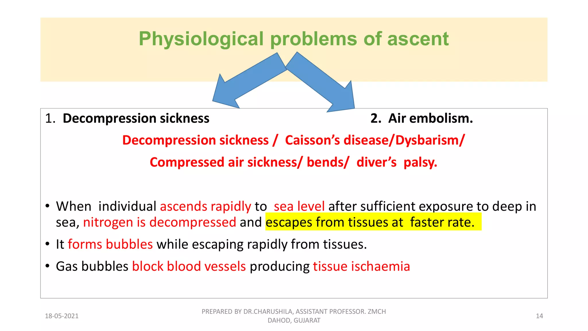 Physiology of high atmospheric pressure:Effects of increased pO2 ...