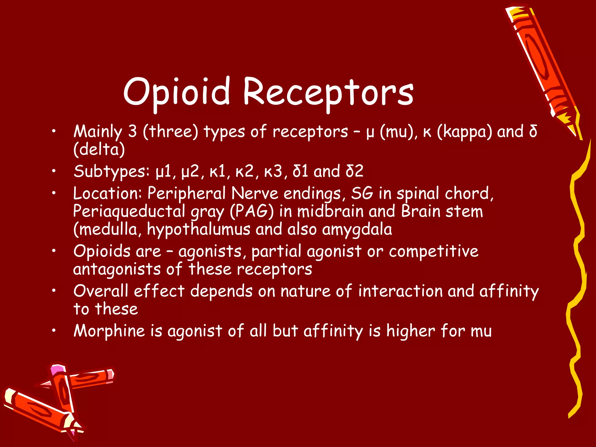opioid anlagesic and its antagonist | PPT